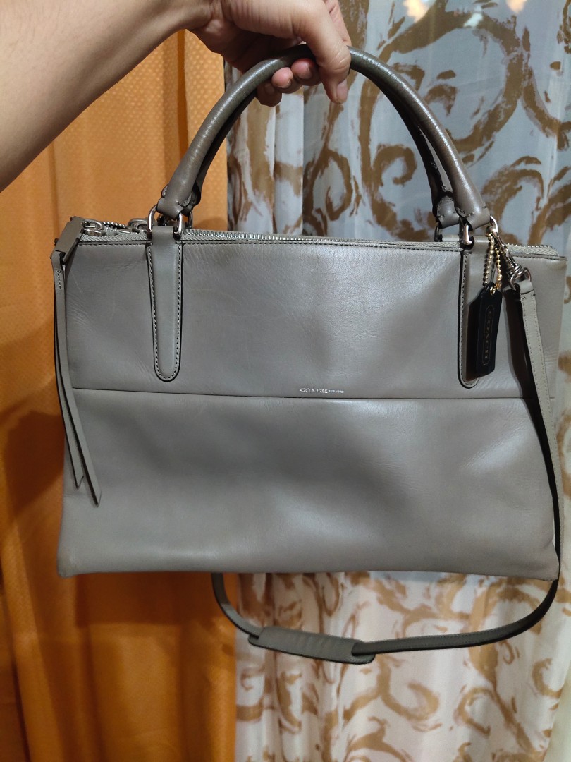 Authentic Coach Two way Leather Bag, Luxury, Bags & Wallets on Carousell