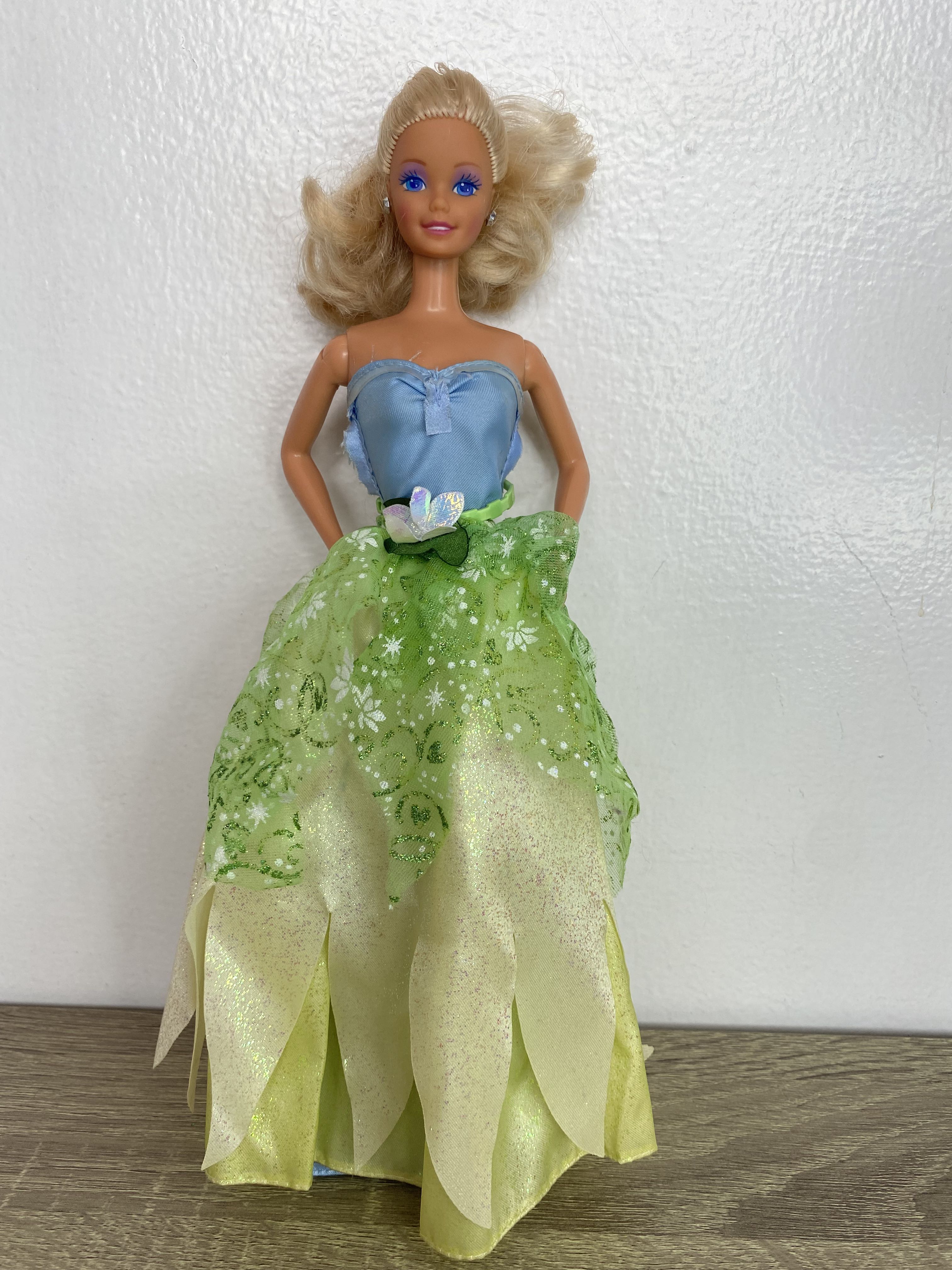 Barbie with sparkling green gown, Hobbies & Toys, Toys & Games on Carousell