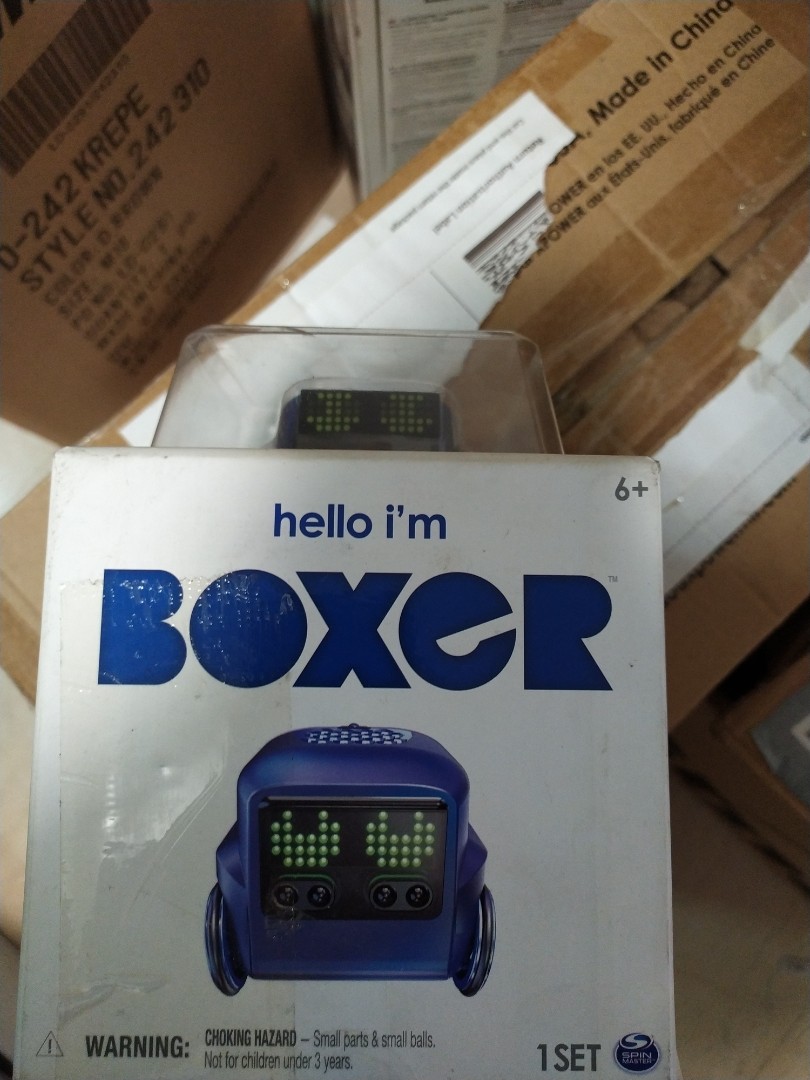 Boxer - Interactive A.I. Robot Toy (Black) with Remote Control, For ...