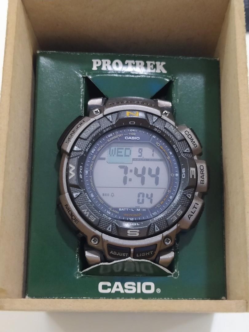 Casio Protrek Titanium, Men's Fashion, Watches & Accessories, Watches ...