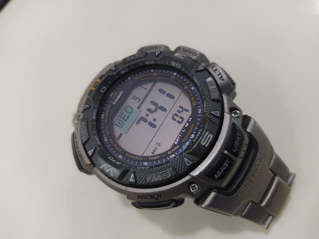 Casio Protrek Titanium, Men's Fashion, Watches & Accessories, Watches ...