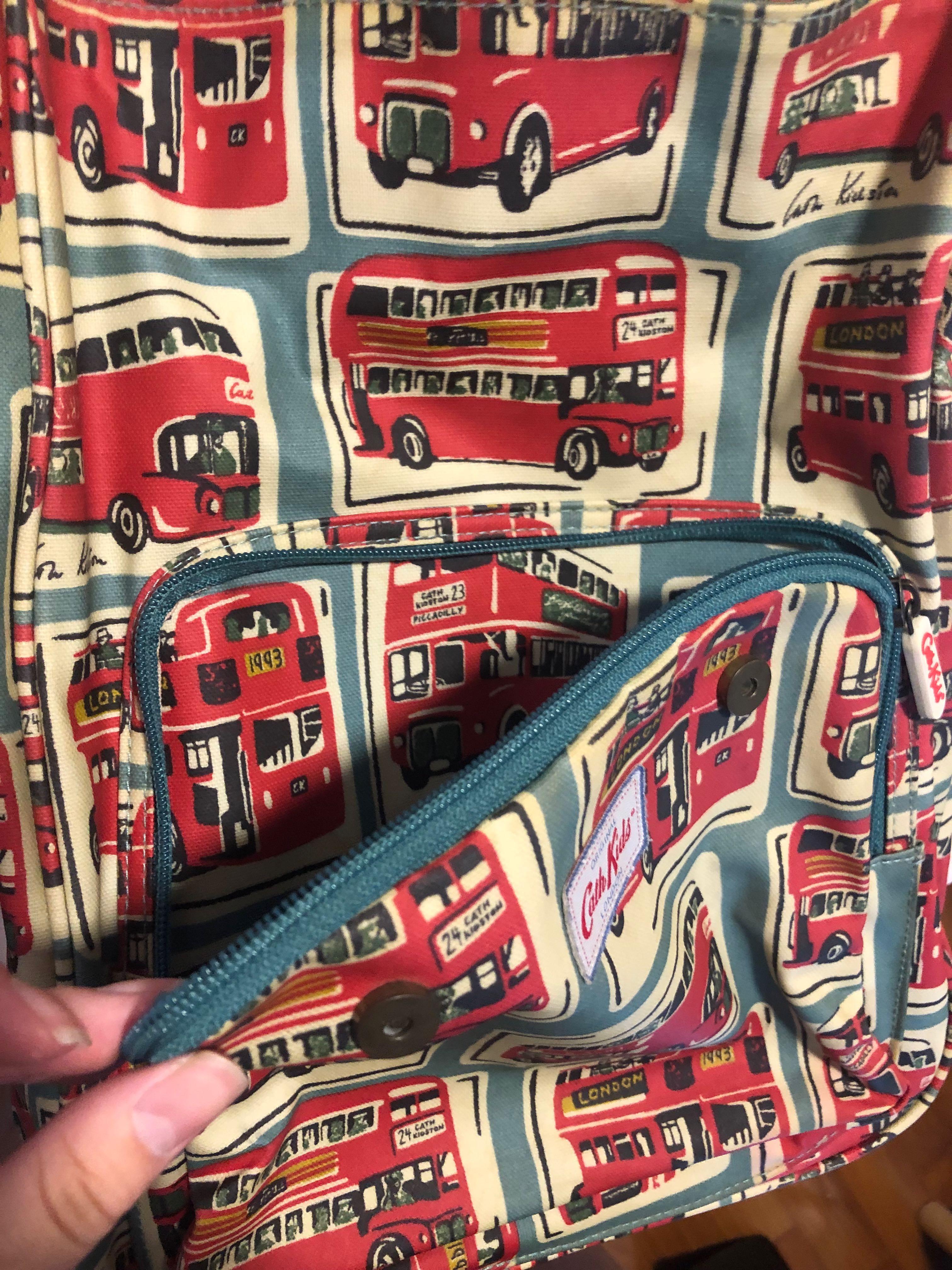 cath kidston blue london bus backpack, Women's Fashion, Bags & Wallets ...