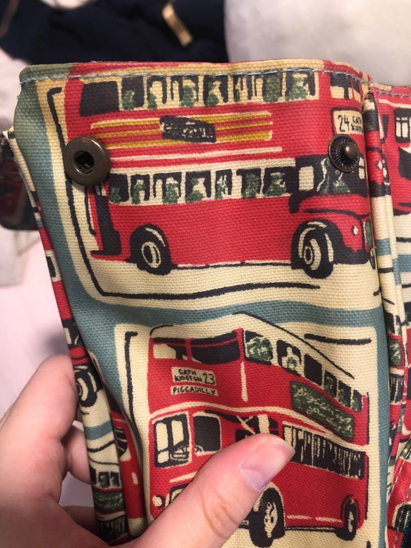 cath kidston blue london bus backpack, Women's Fashion, Bags & Wallets ...