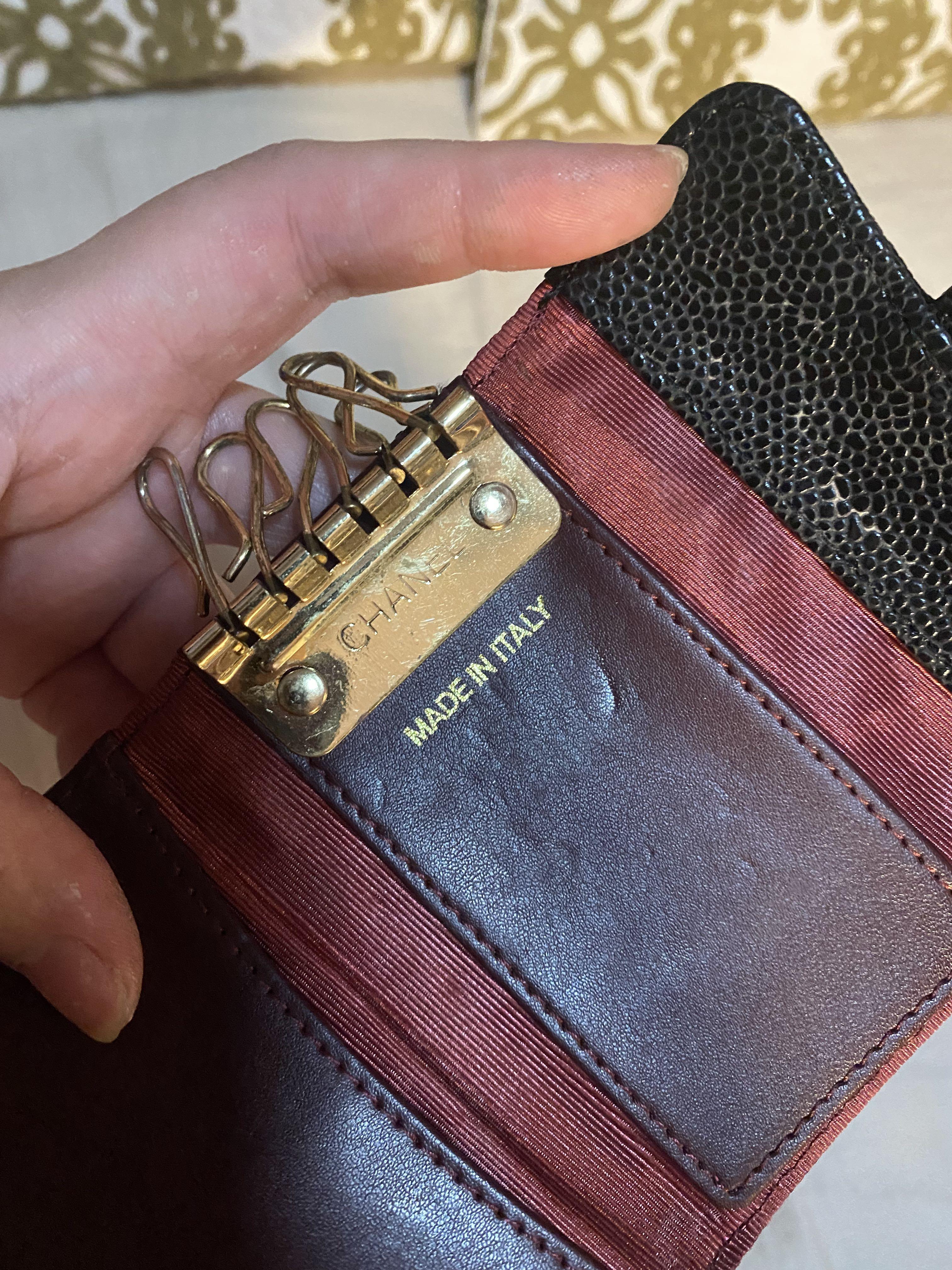 Chanel key and card holder wallet, Women's Fashion, Bags & Wallets ...
