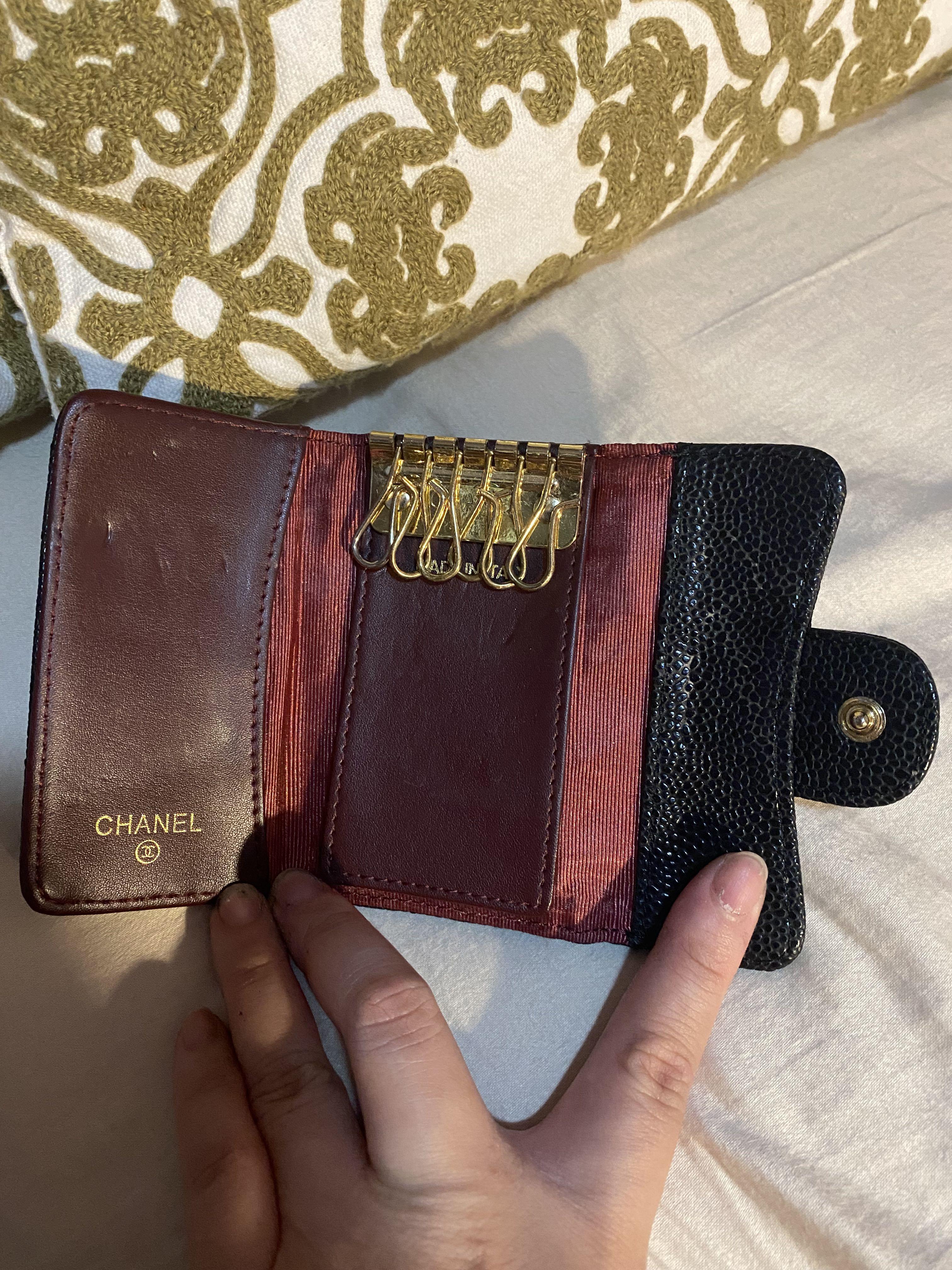 Chanel key and card holder wallet, Women's Fashion, Bags & Wallets ...