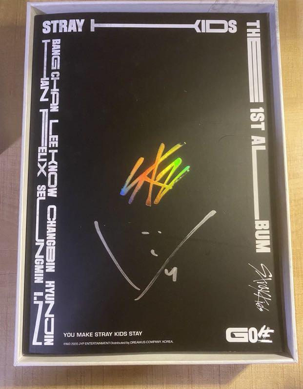 changbin signed album stray kids, Hobbies & Toys, Music & Media, CDs ...