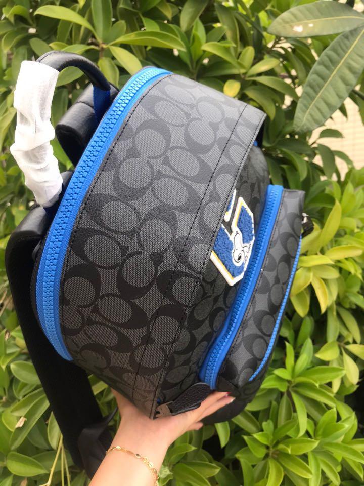 COACH X PEANUTS WEST BACKPACK IN SIGNATURE CANVAS WITH SNOOPY (COACH ...