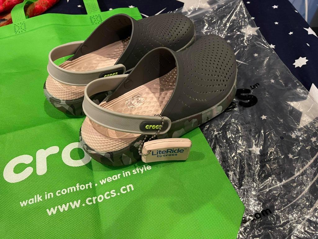 Crocs Lite ride, Women's Fashion, Footwear, Slippers and slides on ...