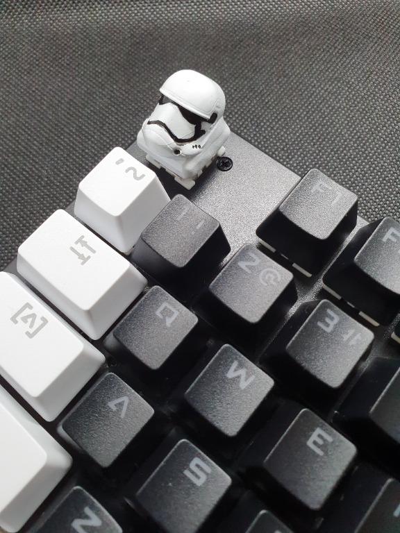 Custom Keycaps Keyboard Star Wars Black White First Order Stormtrooper ...