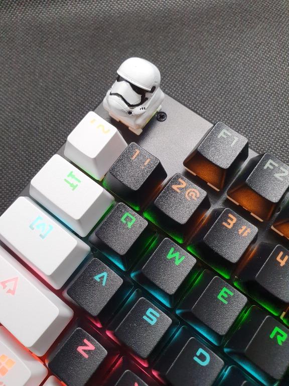 Custom Keycaps Keyboard Star Wars Black White First Order Stormtrooper ...