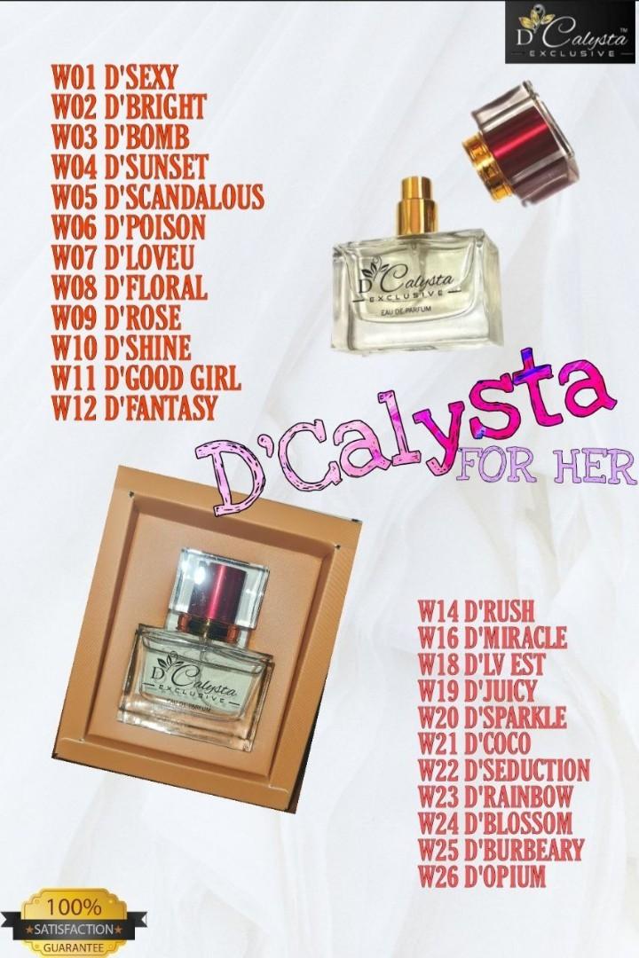 D'Calysta Premium Perfume, Beauty & Personal Care, Fragrance ...