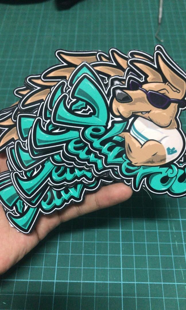 Deliveroo Stickers, Hobbies & Toys, Stationery & Craft, Art & Prints on ...