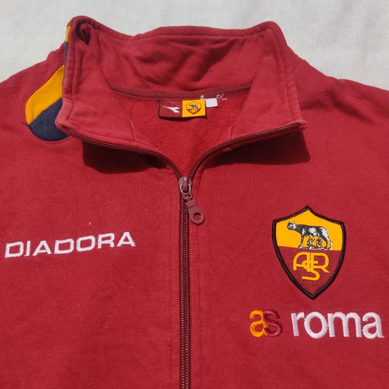 Diadora x As Roma Jacket, Men's Fashion, Coats, Jackets and Outerwear ...
