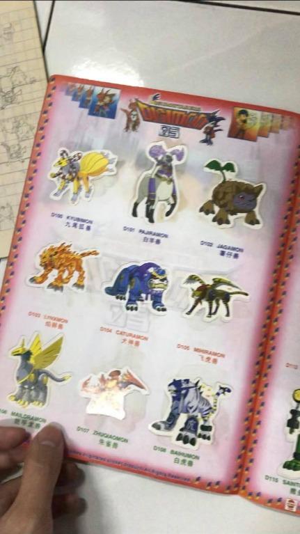 Digimon sticker book 03 vintage collection complete stickers, Hobbies ...