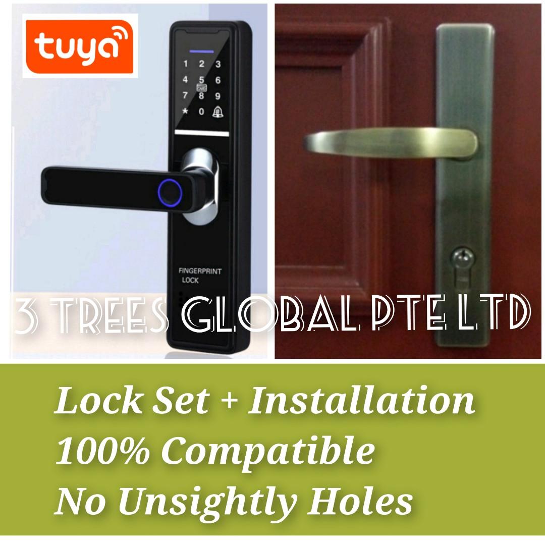 Global3 Digital Smart Biometric Lock 6 in 1 Fingerprint Password IC ...