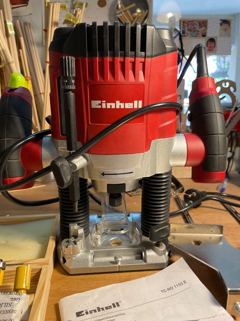 Einhell Plunge Router. Priced to sell!, Furniture & Home Living, Home ...