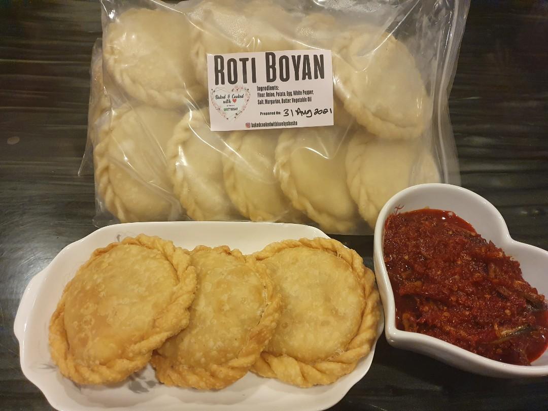 Frozen Roti Boyan with Sambal ikan bilis, Food & Drinks, Chilled ...
