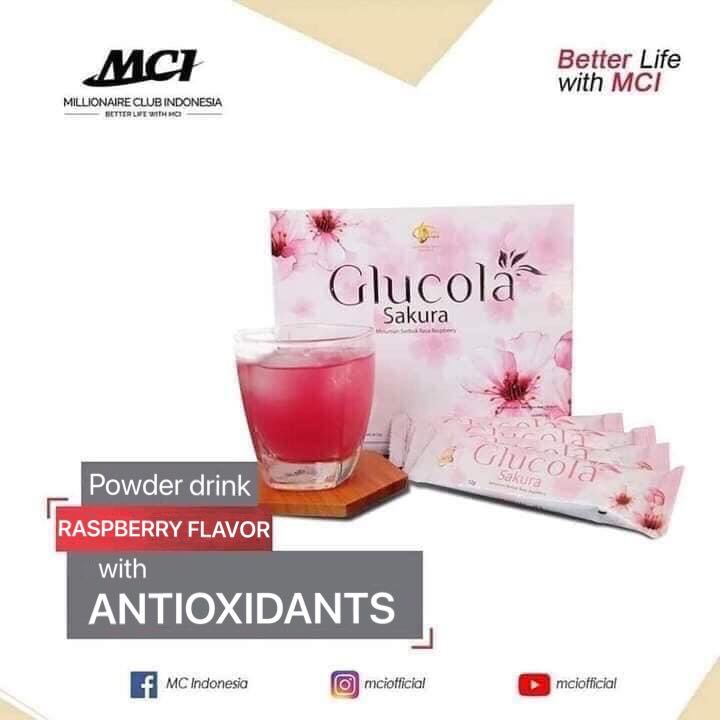 Glucola Sakura MCI - collagen powder drink, Health & Nutrition, Health ...