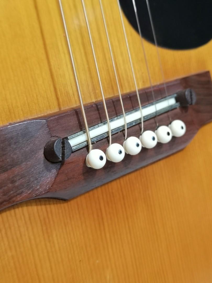 Hamox Acoustic Guitar Japan, Hobbies & Toys, Music & Media, Musical ...