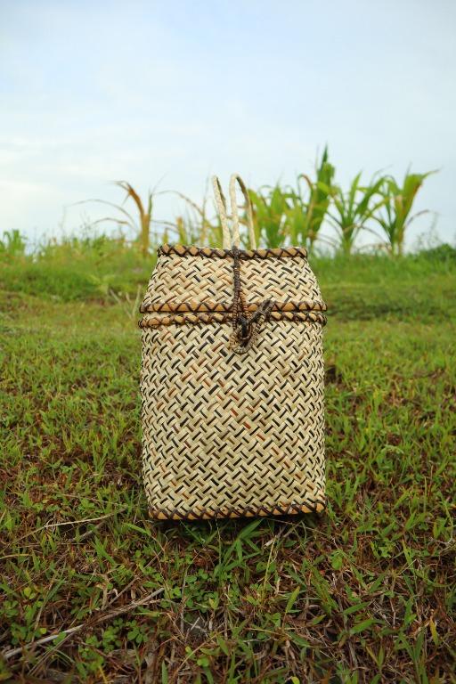 Handmade Native Buri Backpack (Small), Women's Fashion, Bags & Wallets ...