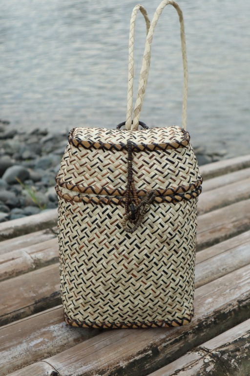 Handmade Native Buri Backpack (Small), Women's Fashion, Bags & Wallets ...