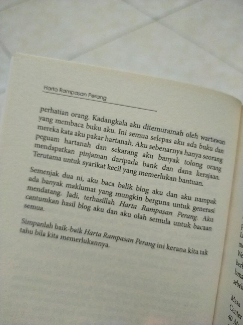 Harta Rampasan Perang #HargaPadu, Hobbies & Toys, Books & Magazines ...