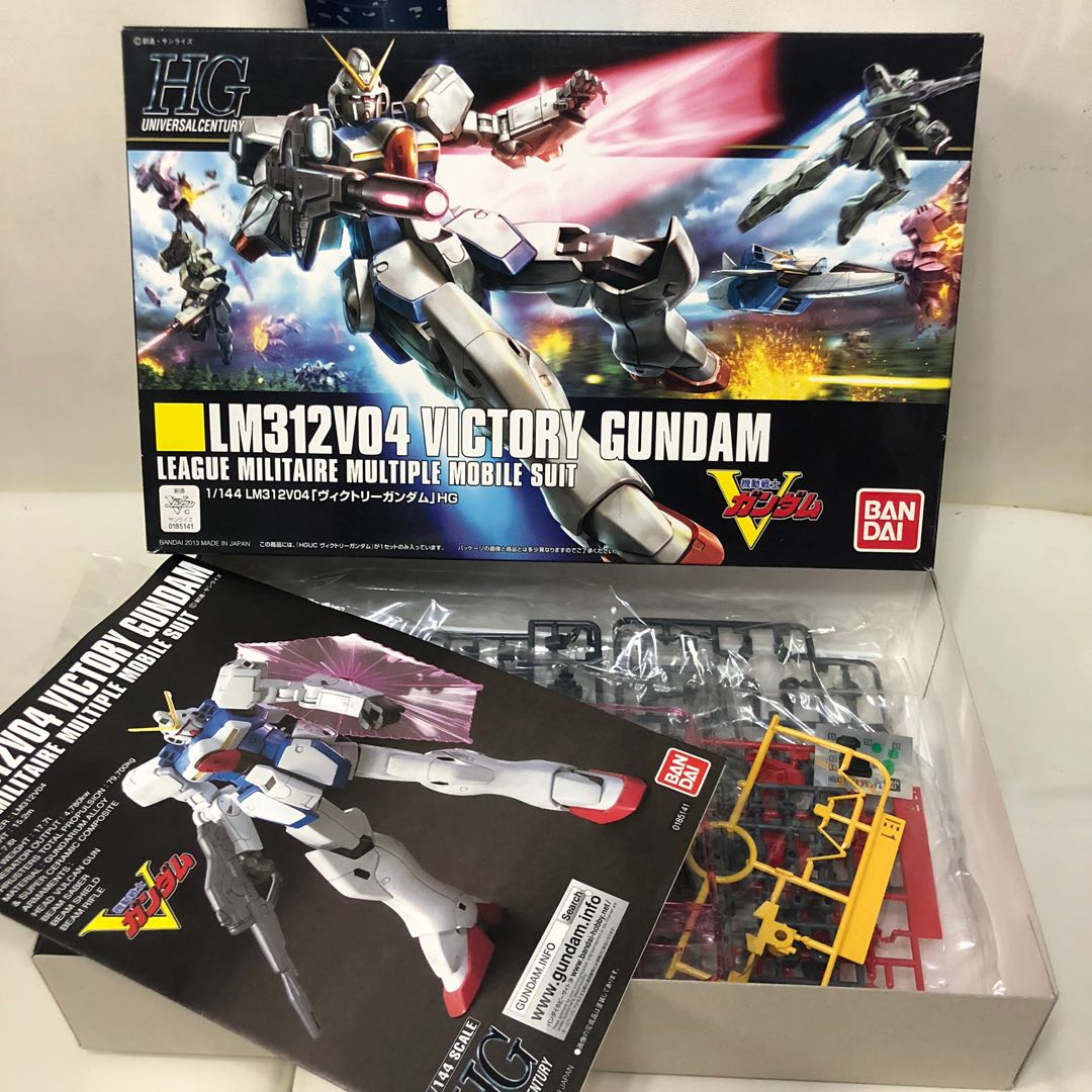 (可交換)機動戰士高達HG GUNDAM 1/144 HGUC V GUNDAM LM312V04 VICTORY GUNDAM 高達模型玩具, 興趣及遊戲, 玩具 & 遊戲類 - Carousell