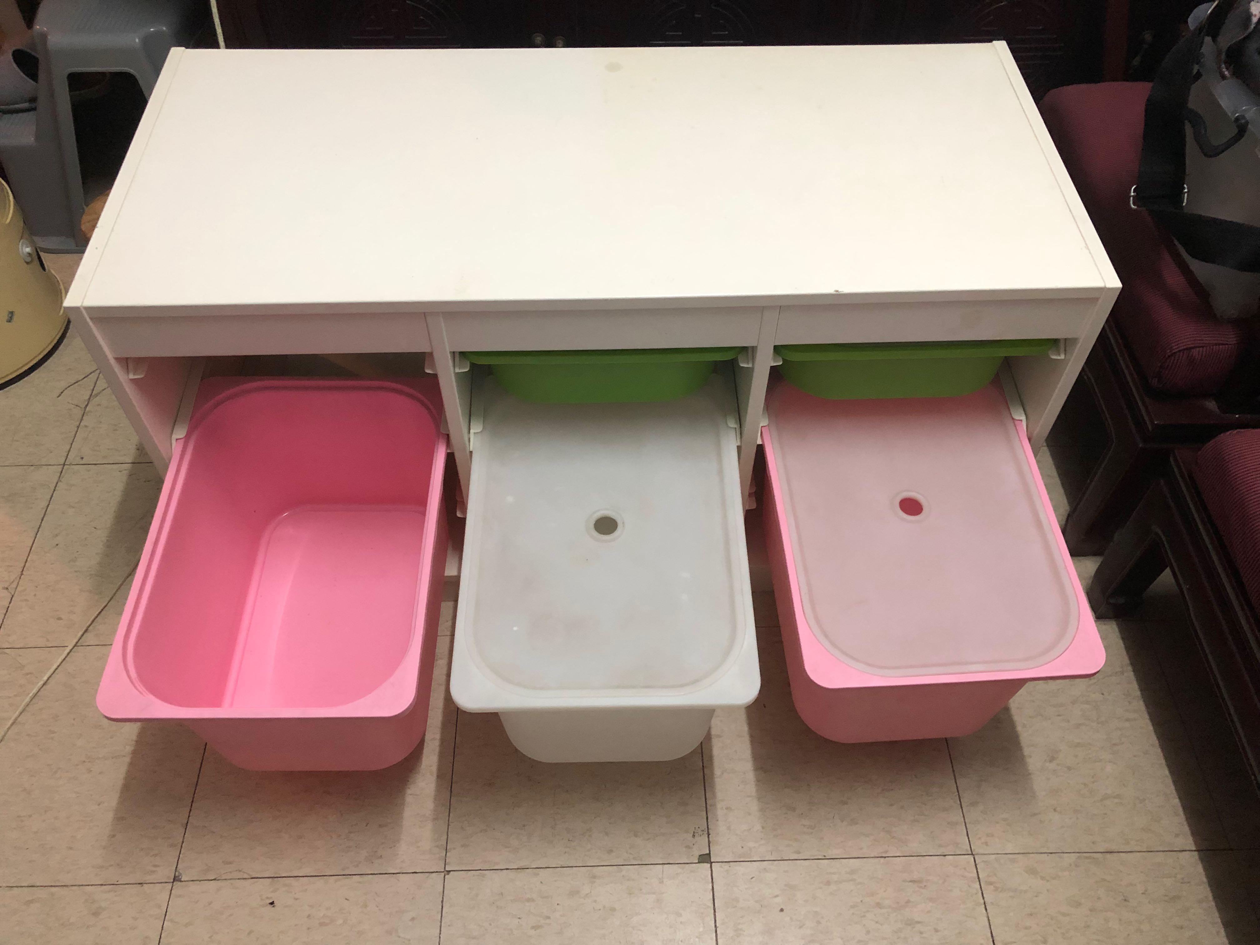 IKEA box shelf and cabinet, 傢俬＆家居, 傢俬, 書櫃、櫃子及架 - Carousell