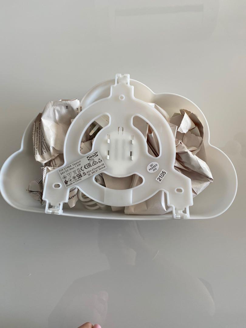 IKEA cloud light with cord, Furniture & Home Living, Lighting & Fans, Lighting on Carousell