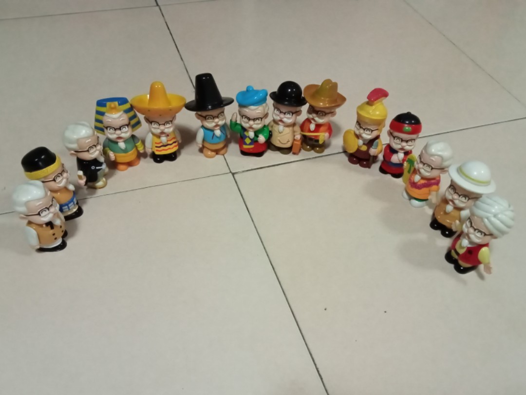 KFC Figures (Full Set - Retro), Hobbies & Toys, Toys & Games on Carousell