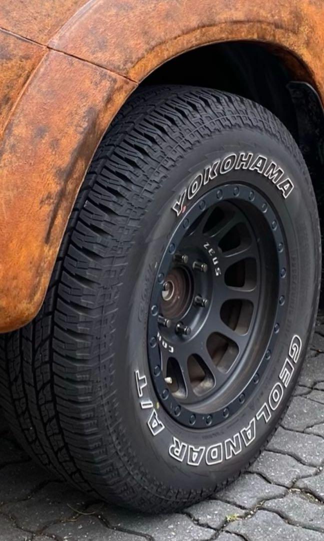 Lenso 16” Zeus Cobra 4x4 rims with 6x139.7 ET0 (Rim only), Car ...