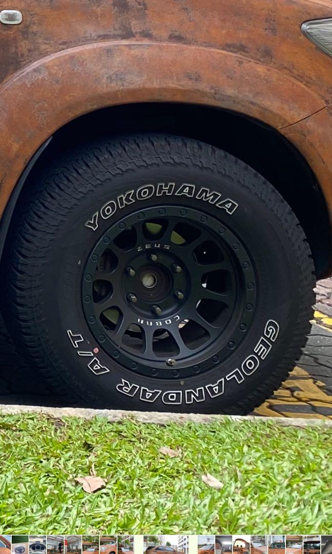 Lenso 16” Zeus Cobra 4x4 rims with 6x139.7 ET0 (Rim only), Car ...