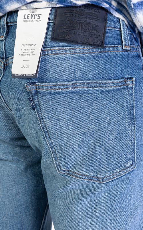 levis made & crafted 502 taper selvedge, Men's Fashion, Bottoms, Jeans ...
