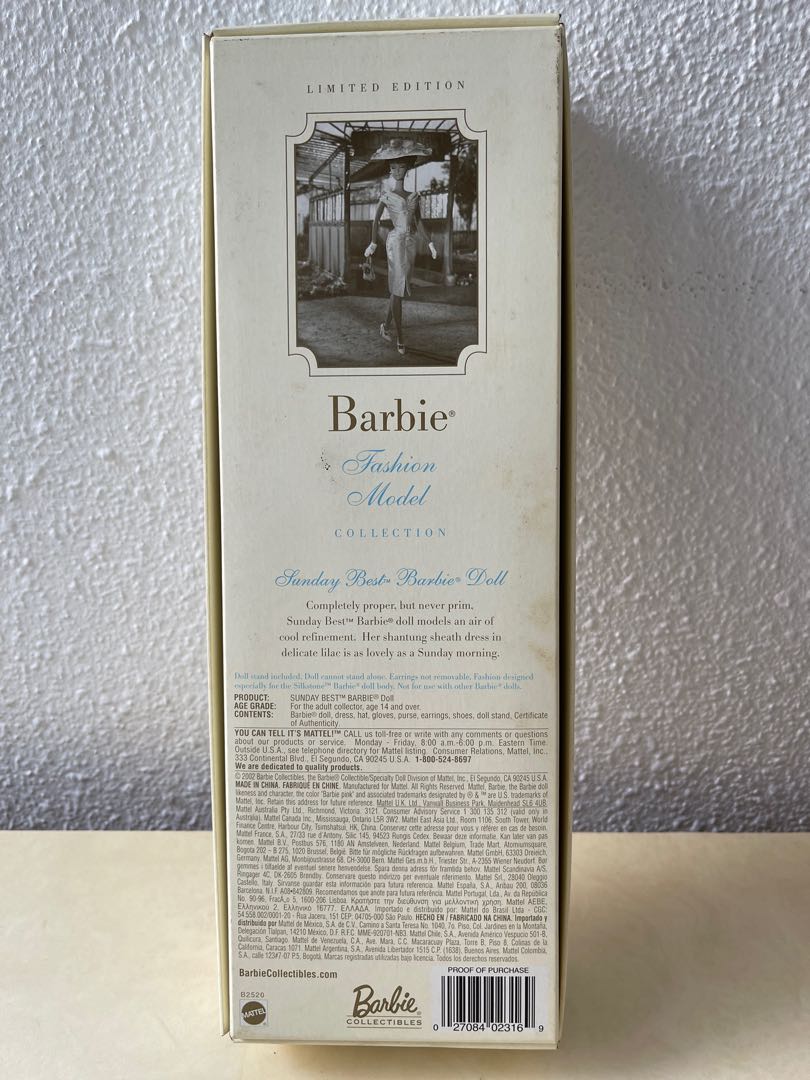 Limited edition Sunday Best Barbie, Hobbies & Toys, Memorabilia ...