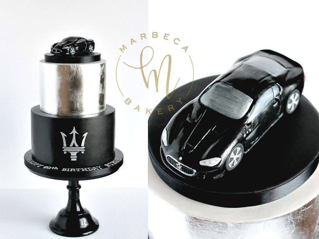 Luxury cars inspired cake topper - Porsche / Maserati, Furniture & Home ...