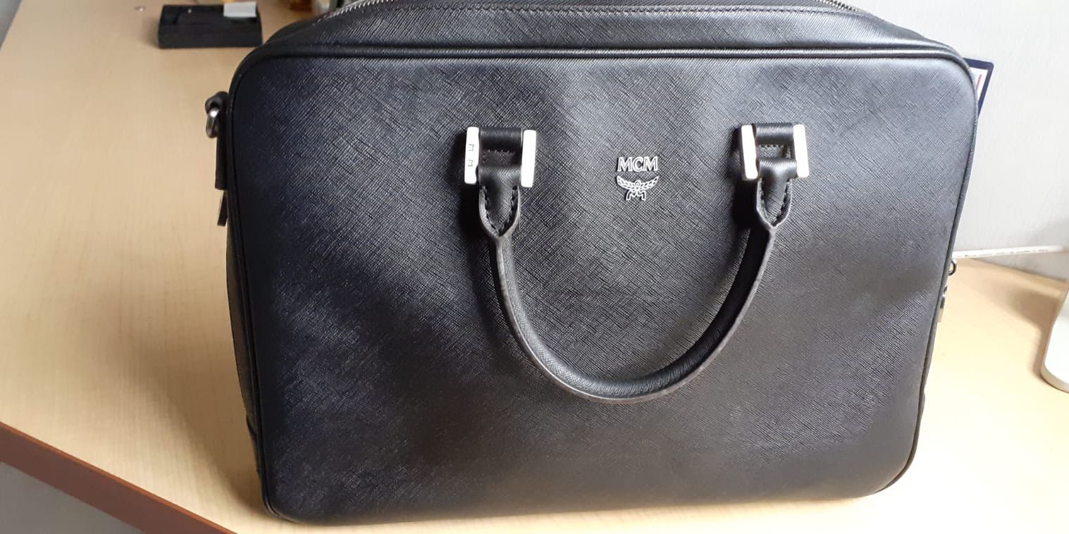 MCM Laptop bag, Luxury, Accessories on Carousell