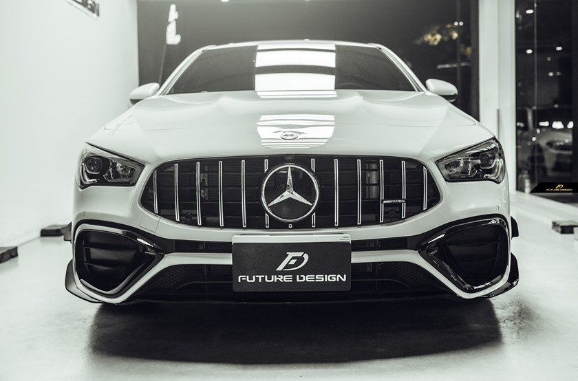 Mercedes Benz Merc CLA Class CLA45S AMG Front Bumper and Rear Diffuser ...