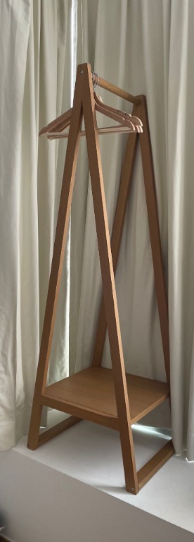 MUJI OAK CLOTHES RACK X 2, Furniture & Home Living, Furniture, Other ...