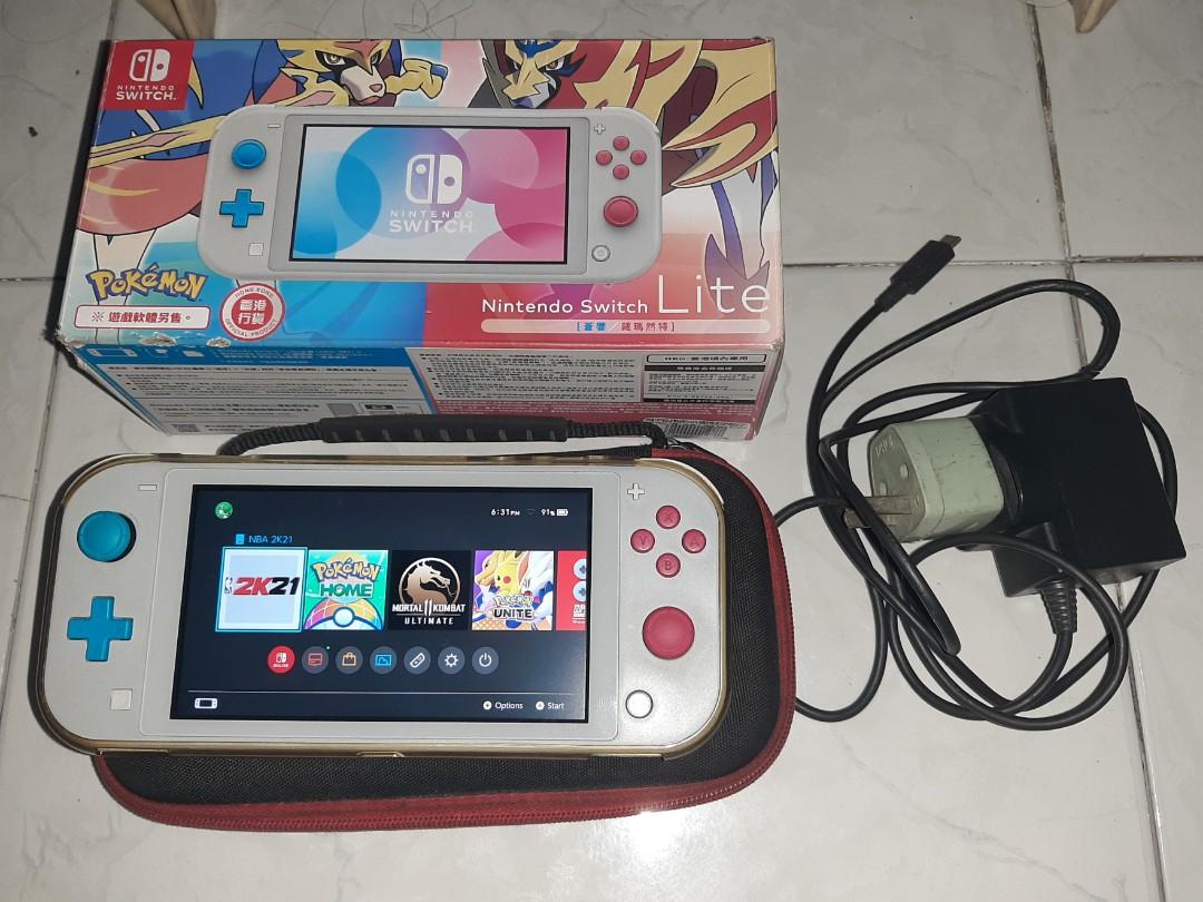 Nintendo Switch Lite Pokemon Edition, Video Gaming, Video Game Consoles ...
