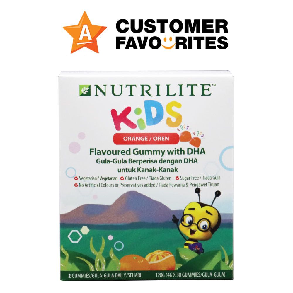 Nutrilite Kids Flavoured Gummy With DHA / DHA Algal Oil, Health ...