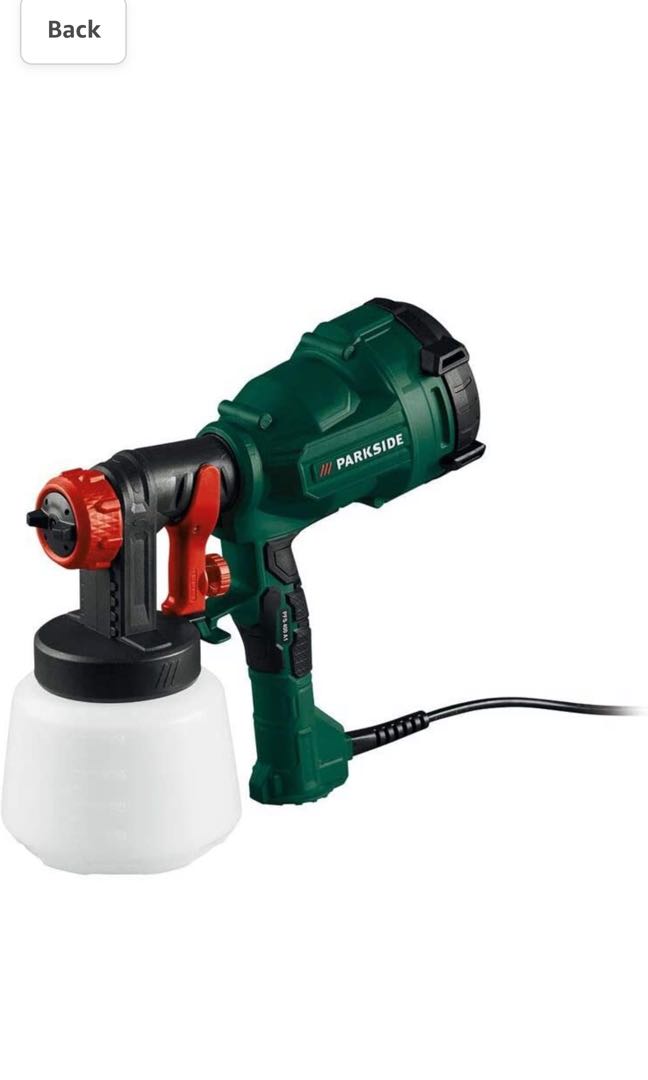 PARKSIDE Spray gun PFS 400 A1, 400 W, 900ml, TV & Home Appliances ...