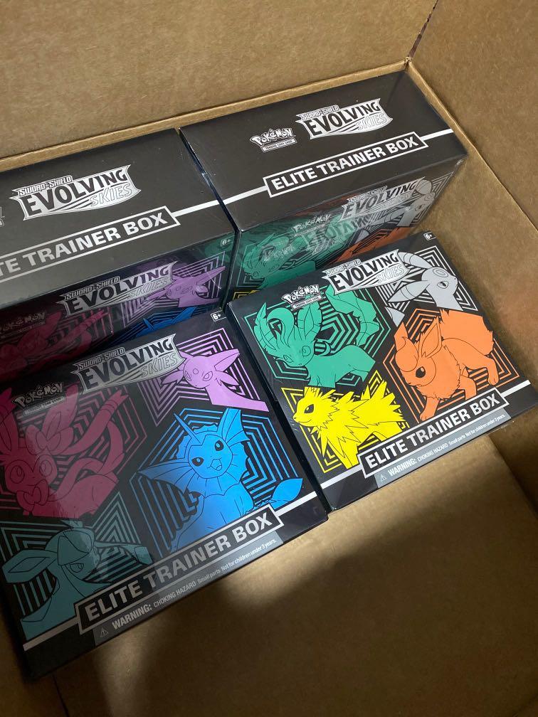 Pokemon Evolving Skies Etb elite trainer box, Hobbies & Toys, Toys ...