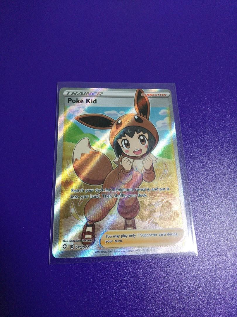 Pokemon TCG Poke Kid Full Art Trainer Ultra Rare - Shining Fates ...