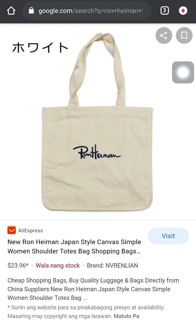 Ron Heiman tote bag, Women's Fashion, Bags & Wallets, Tote Bags on ...