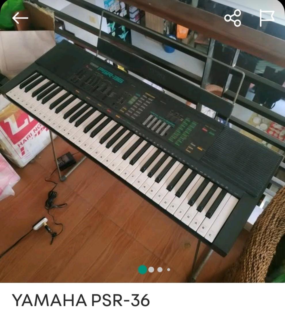 RUSH FOR SALE YAMAHA PSR-36 Electric Organ with Stand and Customized ...