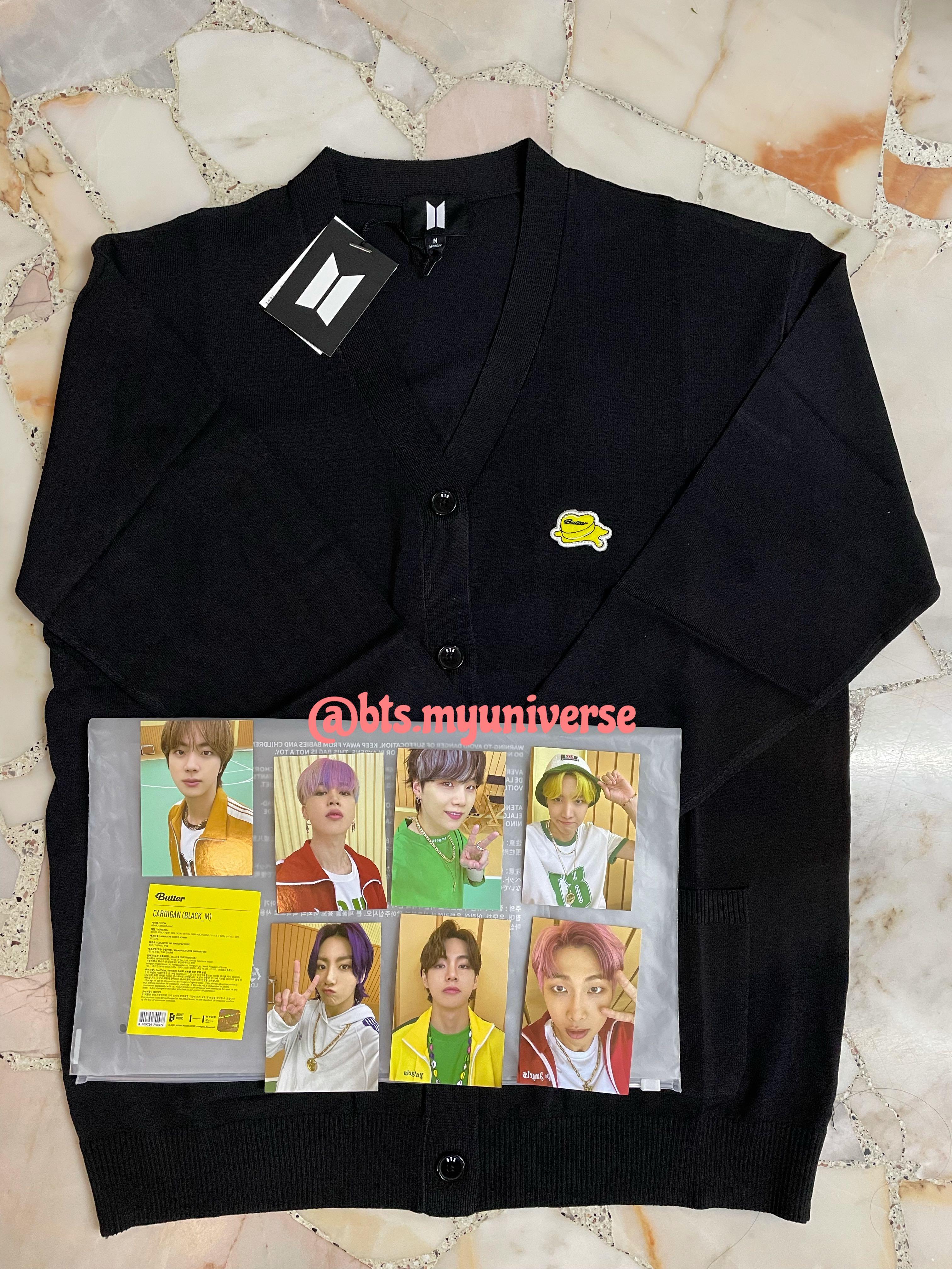 [SECURED/ONE TIME PAYMENT] BTS BUTTER MERCH CARDIGAN with OFFICIAL ...
