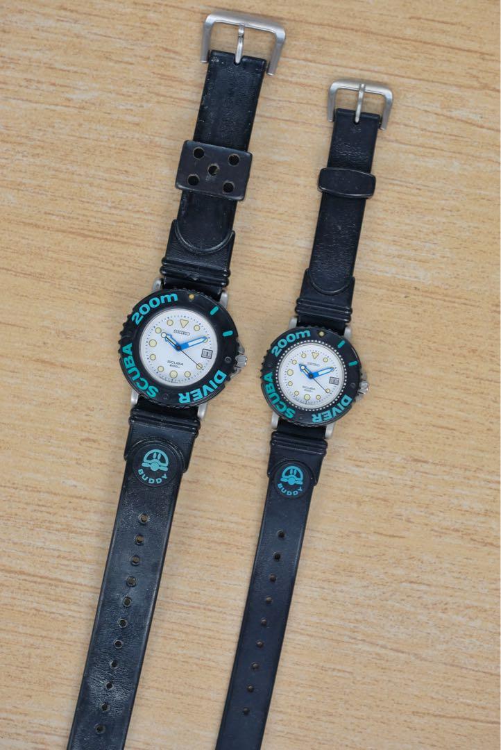Seiko Buddy duo quartz divers 1989-90, Men's Fashion, Watches ...