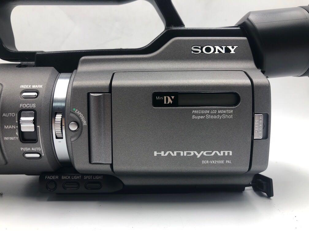 Sony Handycam DCR-VX2100E PAL Camcorder, Photography, Cameras on Carousell