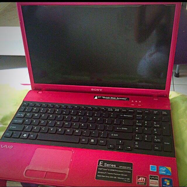 Sony Vios E series vpceb15fg - i3-330m -500GB SSD, Computers & Tech ...