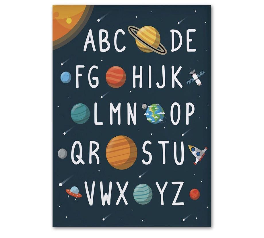 Space-themed alphabets and numbers, Babies & Kids, Baby Nursery & Kids ...